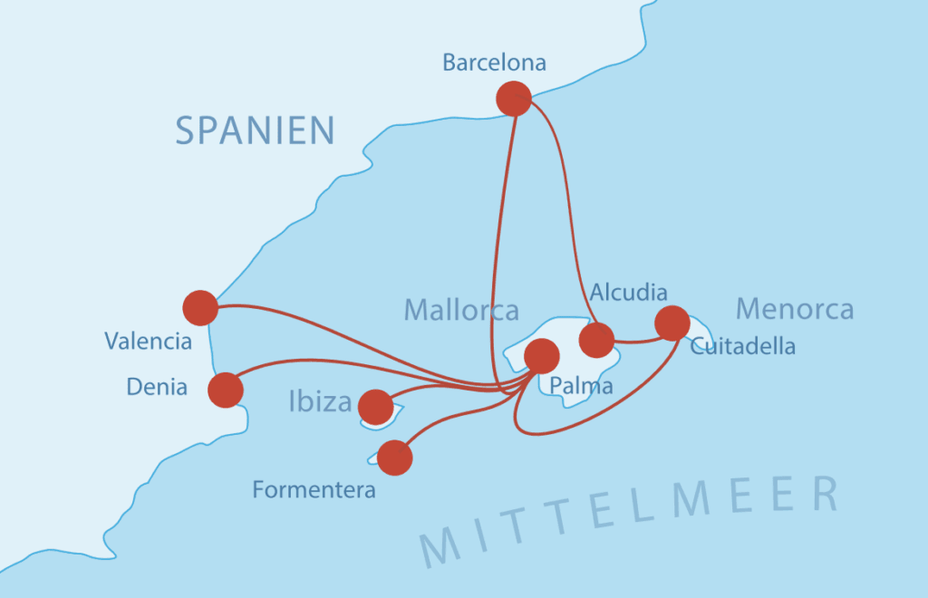 Fähren nach Mallorca (Balearen) - Cruise & Ferry Center